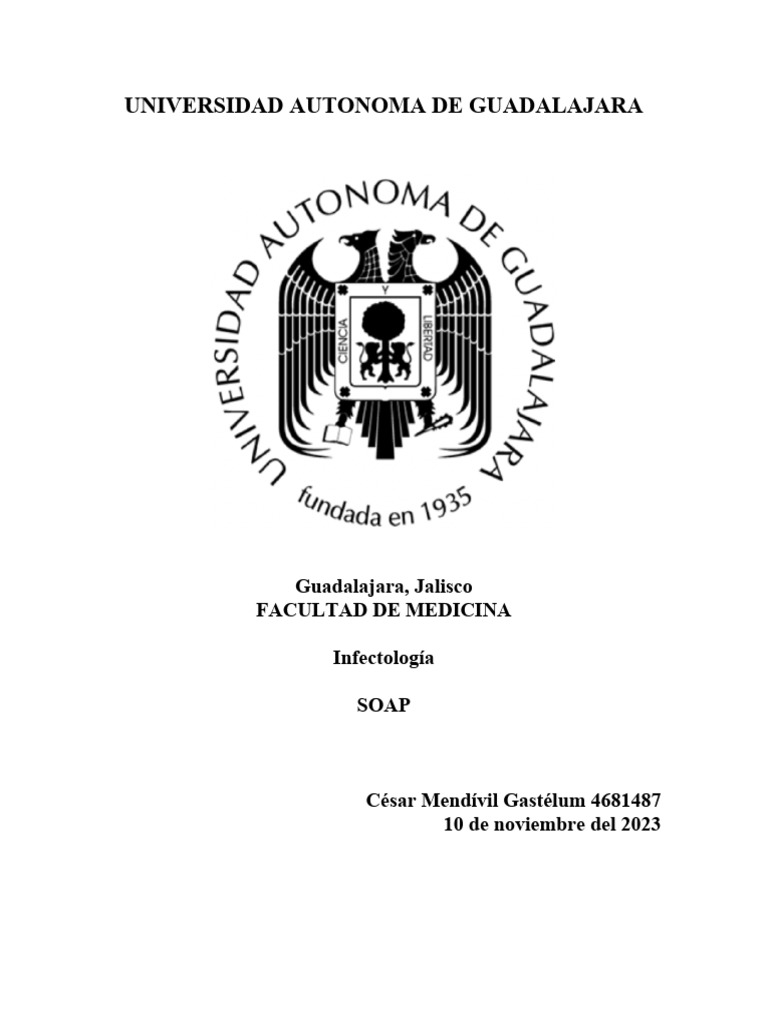 INFECTOLOGÍA soap | PDF | Leucemia | VIH / SIDA