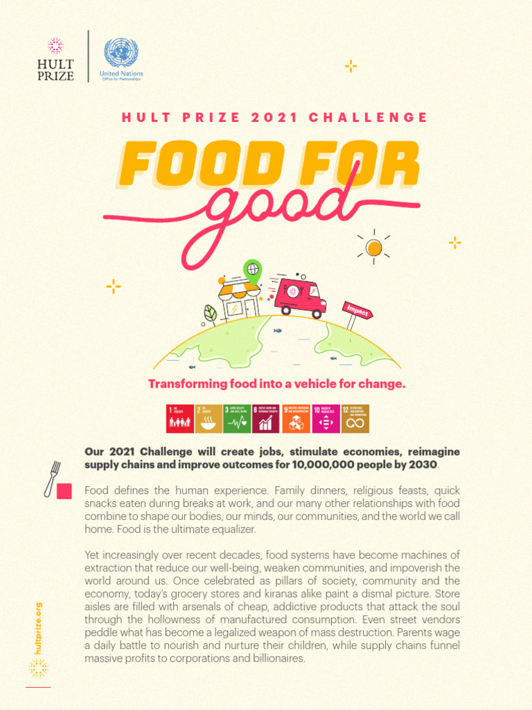 Hult Prize 2021 Challenge | PDF | Agriculture | Foods
