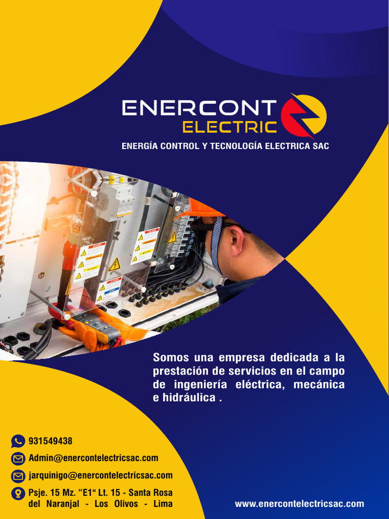 Enercont Electric Brochure | Descargar gratis PDF | Ingenieria ...