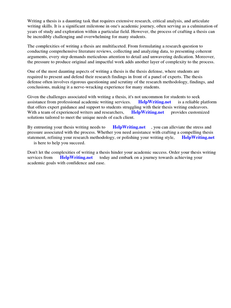 Thesis Defence Sample | PDF