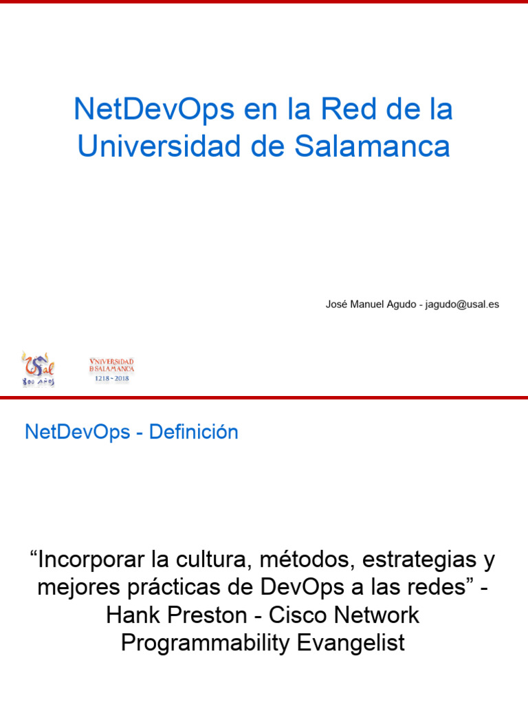 jt2018-jt - A22b2c3 Netdevops | PDF | Protocolos de internet | Ingeniería Informática