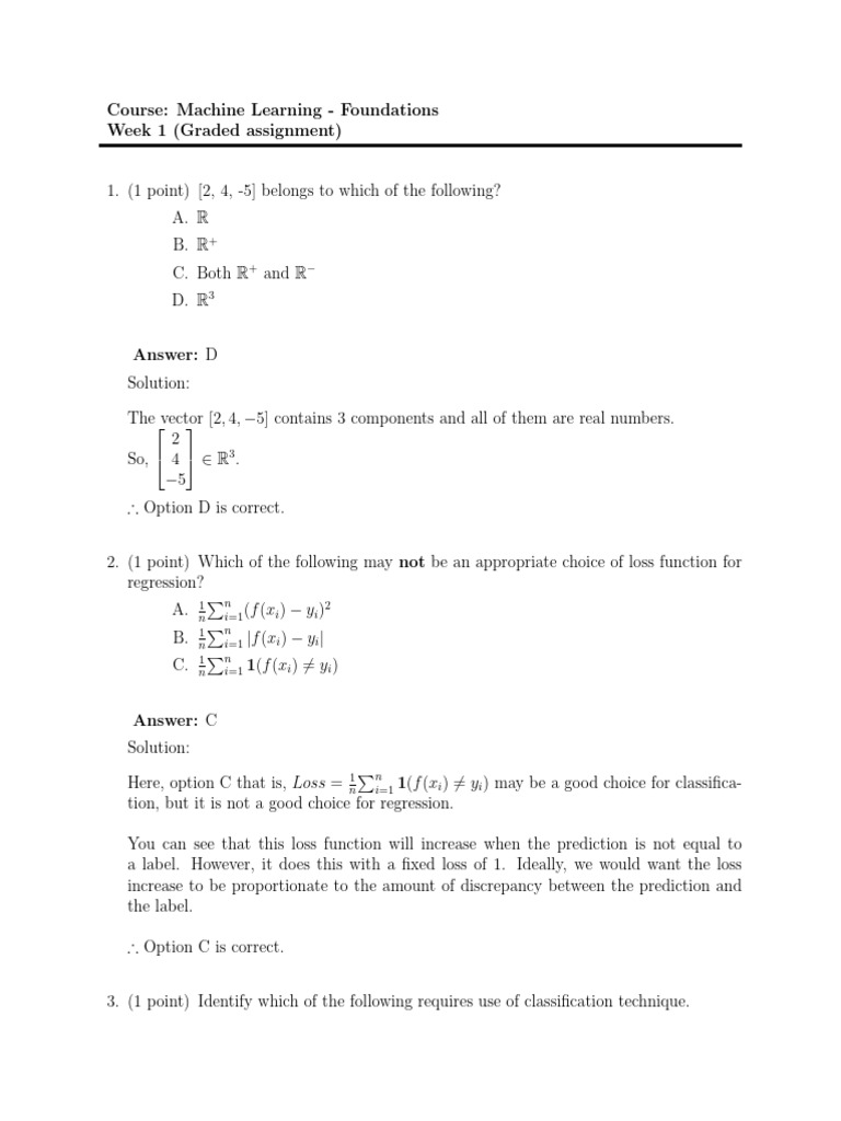 Week 1 | PDF | Regression Analysis | Machine Learning