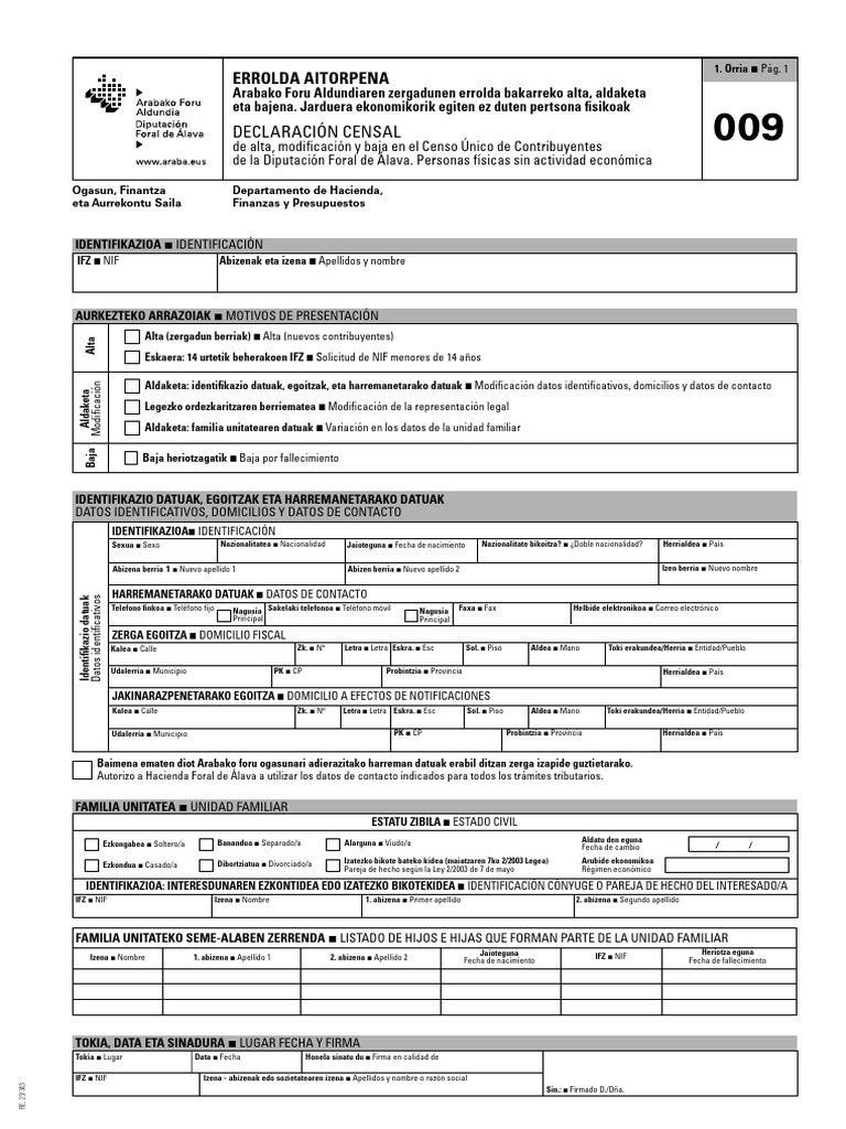 MODELO 009 RE 23-343 - Edit | PDF