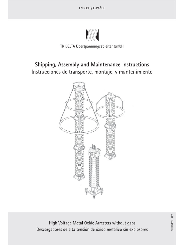 Manual Apartarrayos 400KV | PDF