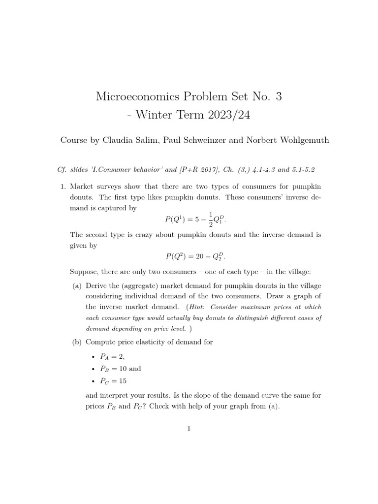 ProblemSet3 Updated | PDF