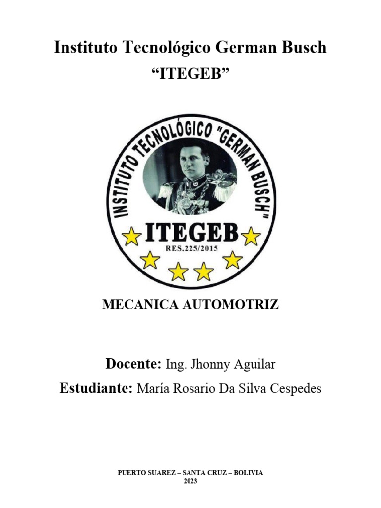 Instituto Tecnológico German Busch Compl | PDF | Ingenieria Eléctrica ...