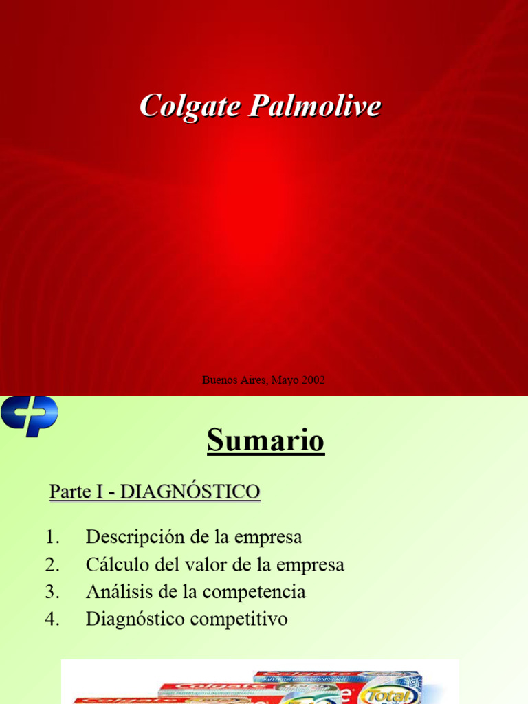 Colgate Palmolive | PDF | Negocios económicos | Economias