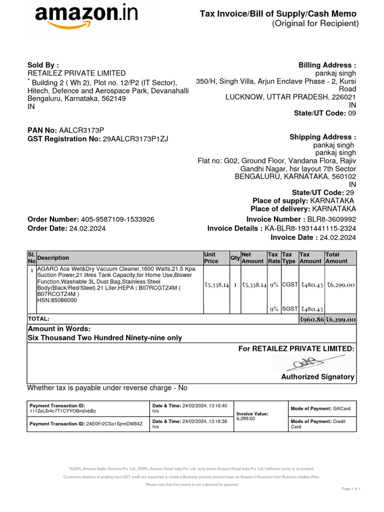 Invoice | PDF | Invoice | Money