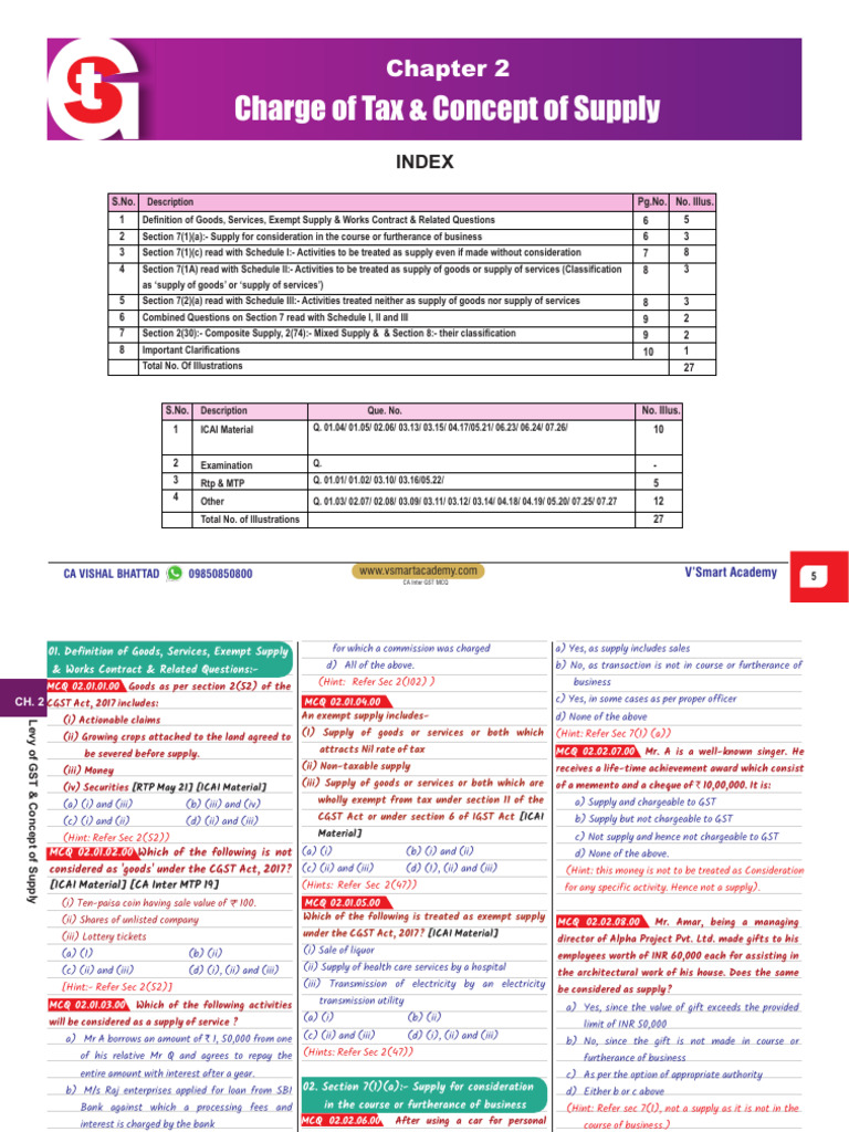 Chapter 2 Charge of Tax | PDF | Value Added Tax | Taxes