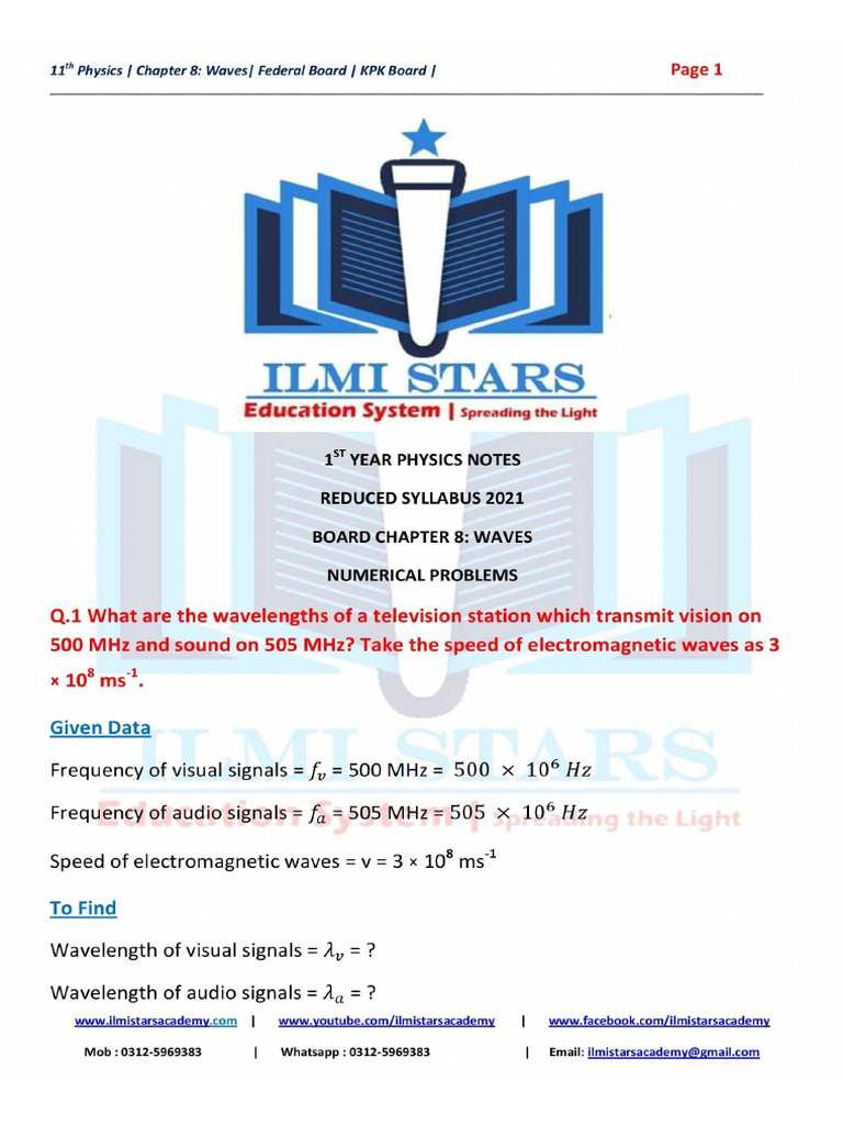 Class 11 Physics Chapter 8 Numerical Questions | PDF