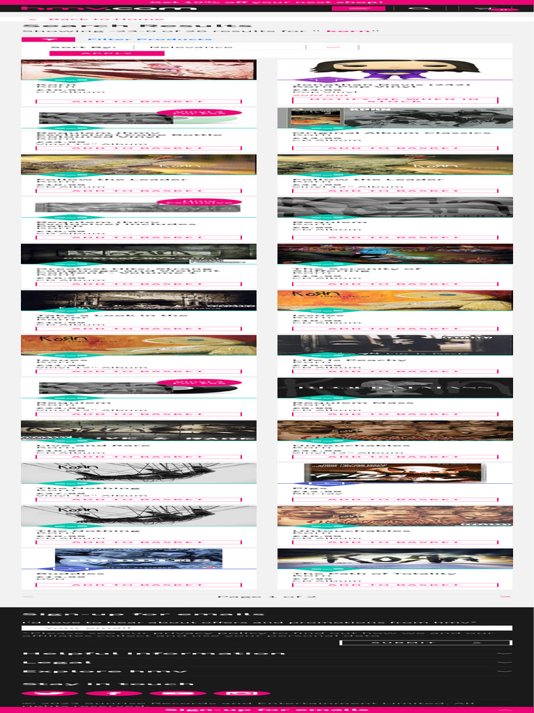 Search Results HMV Store | PDF