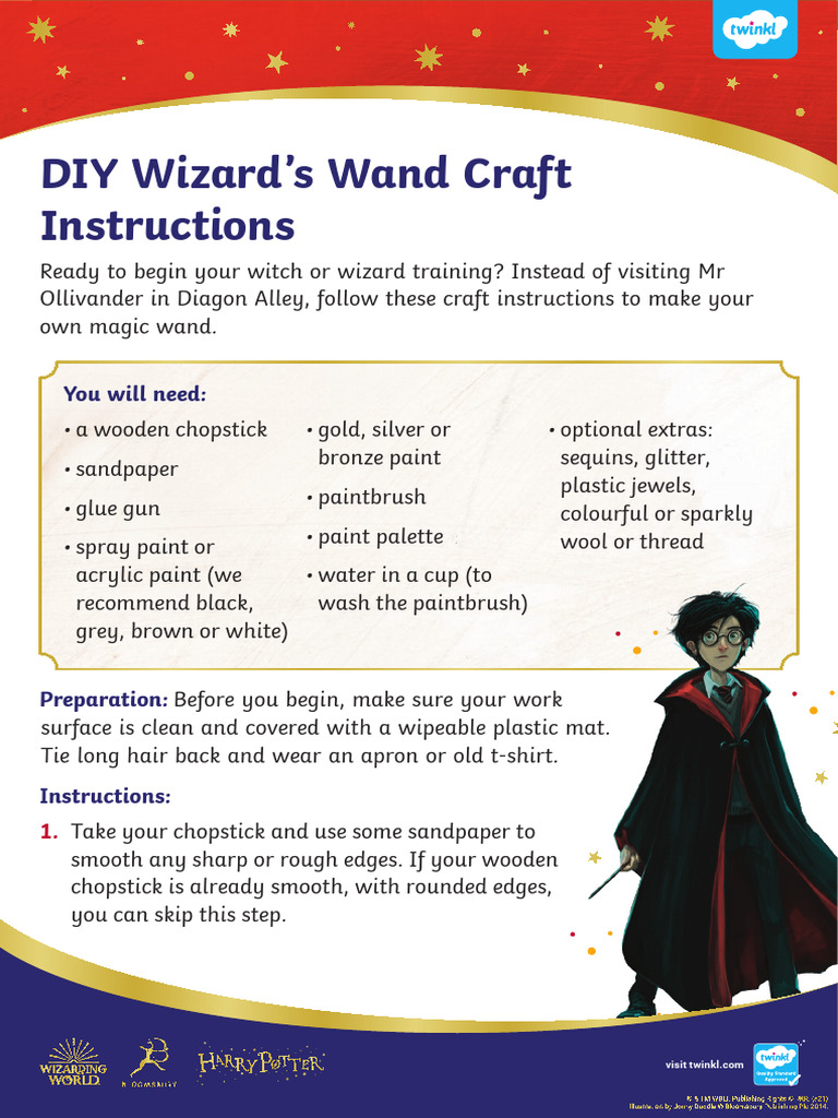 DIY Wizard - S Wand Craft Instructions | PDF
