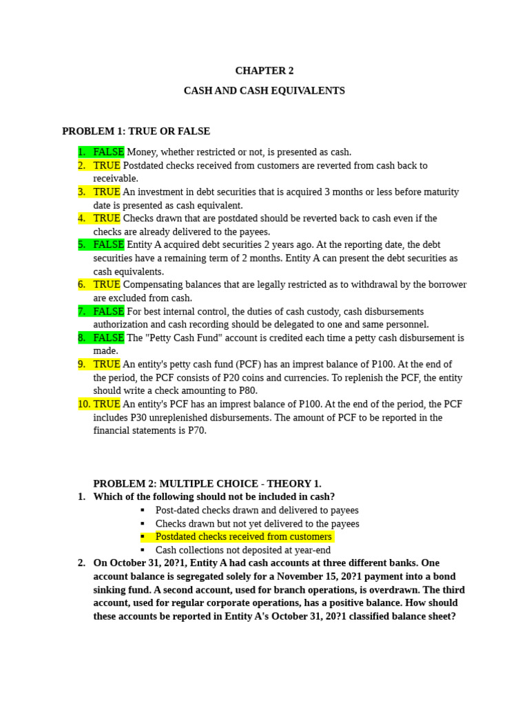 Chapter 2 5 | PDF | Overdraft | Debits And Credits