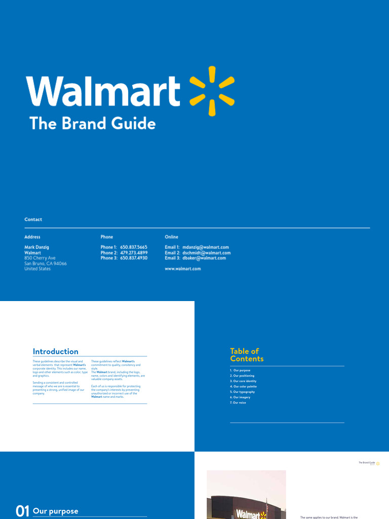 Walmart Brand Guidelines | PDF | Cost Of Living | Brand