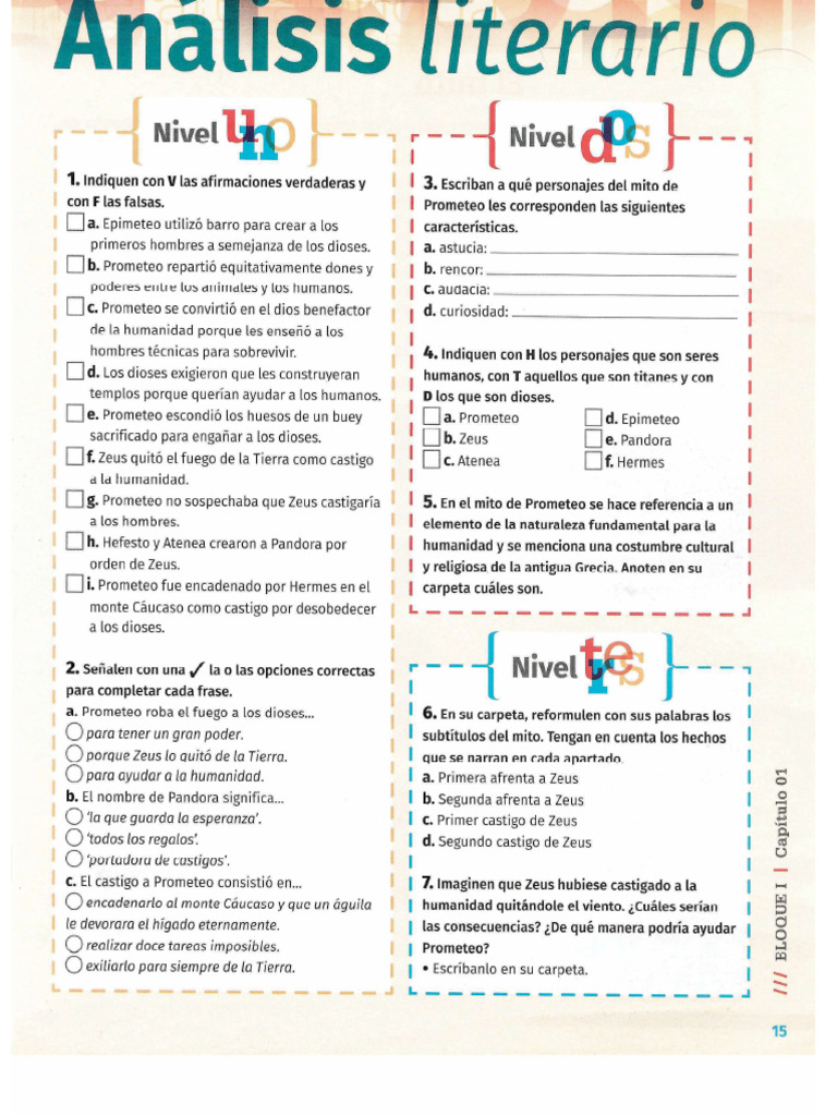 TP1 Prometeo y Pandora | PDF