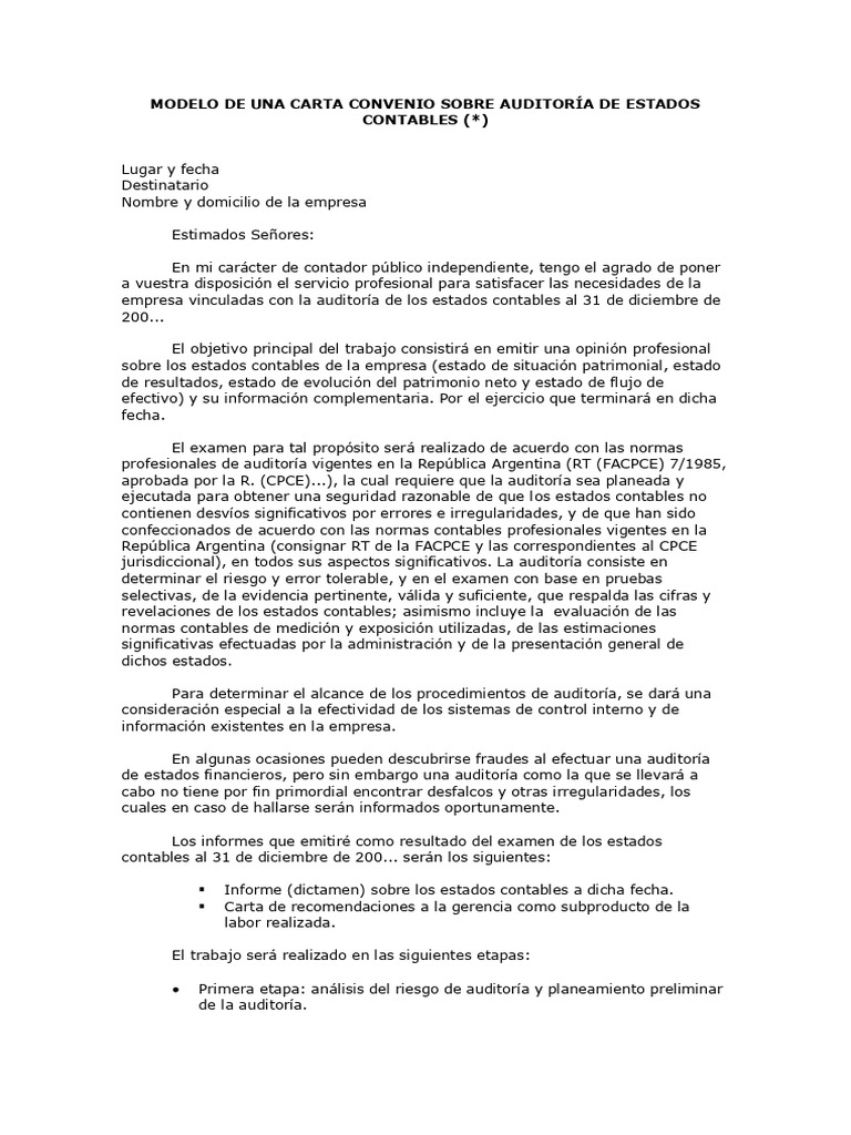 Modelo 78 | PDF | Auditoría | Estado financiero