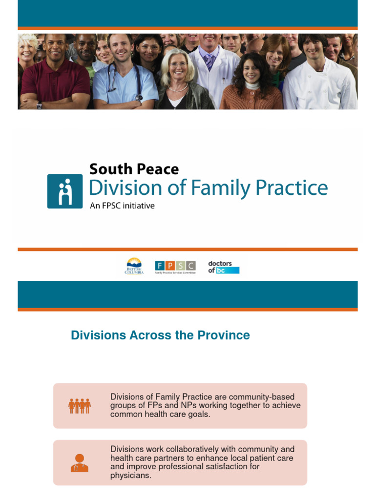 South Peace Division of Family Practice Overview | PDF | Primary Care ...