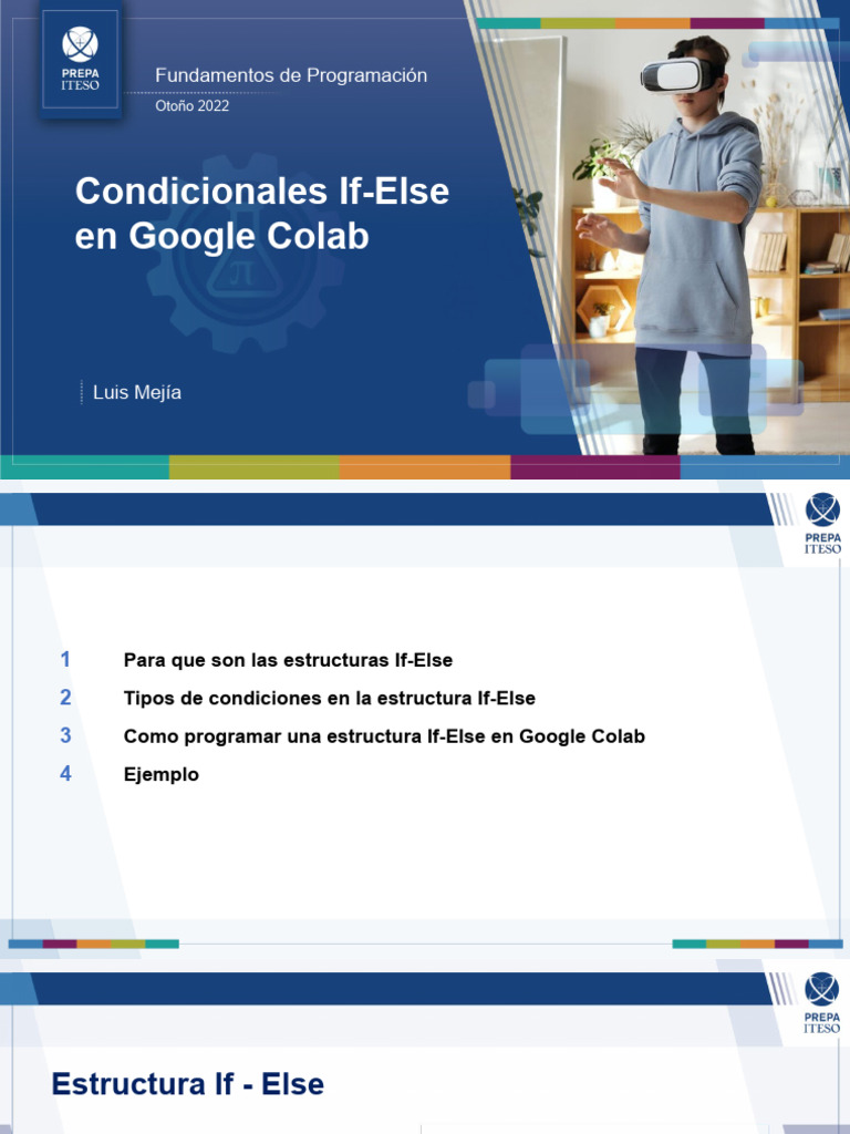 Condicionales If-Else en Google Colab - JLMT | Descargar gratis PDF | Lenguaje de programación ...