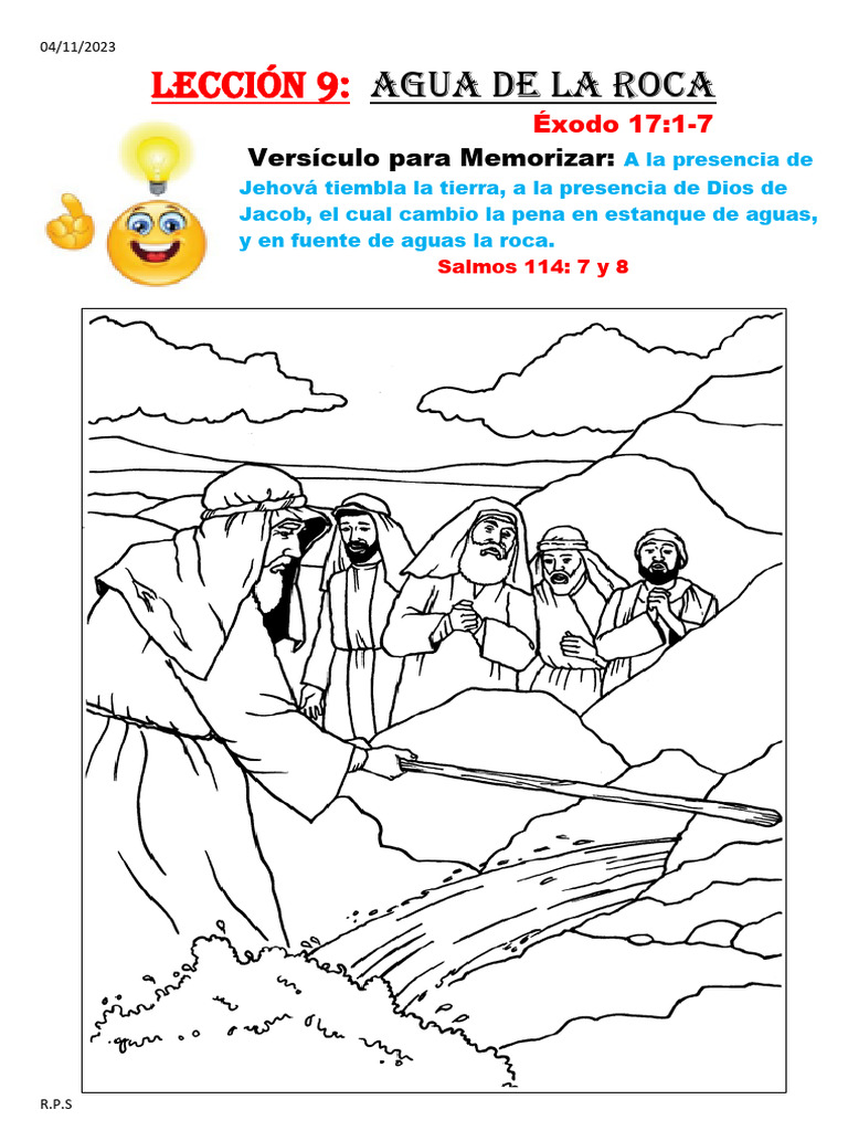 Leccion 9 El Agua de La Roca | PDF