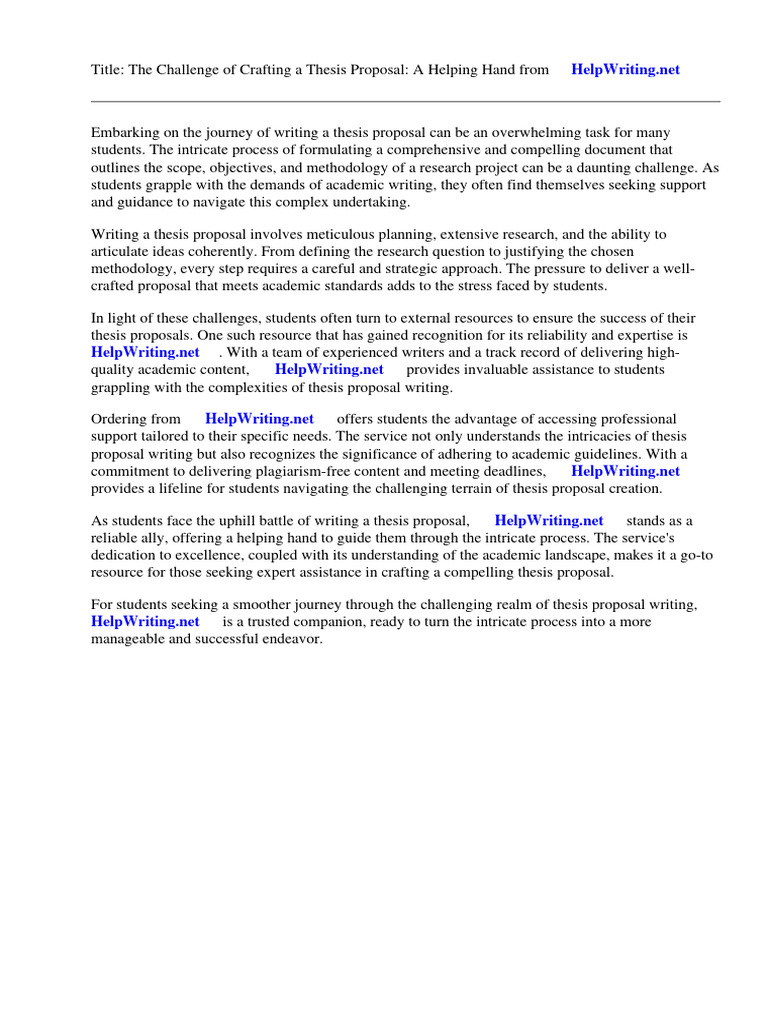 Writing Thesis Proposal Sample | PDF | Thesis | Cyberwarfare