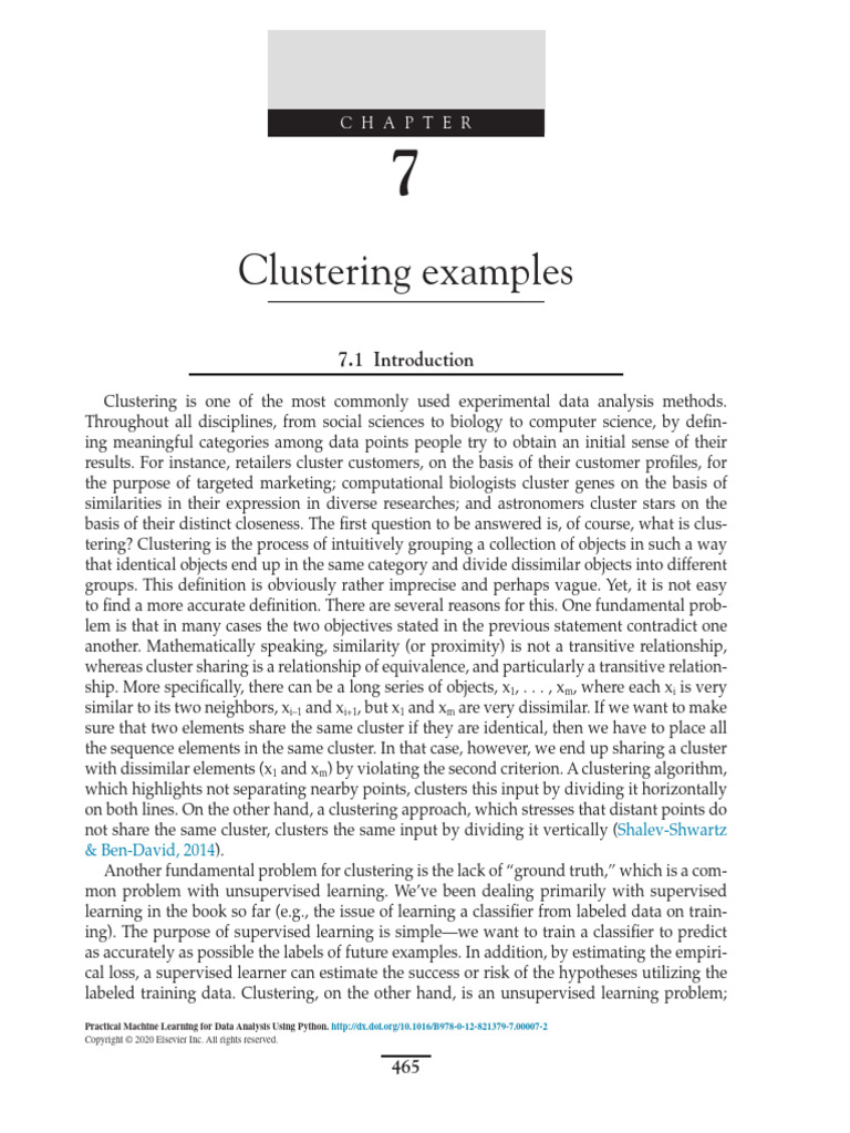 Clustering Examples | PDF | Cluster Analysis | Mathematical Optimization