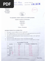 Wakisha Paper 1 UACE 2024 | PDF