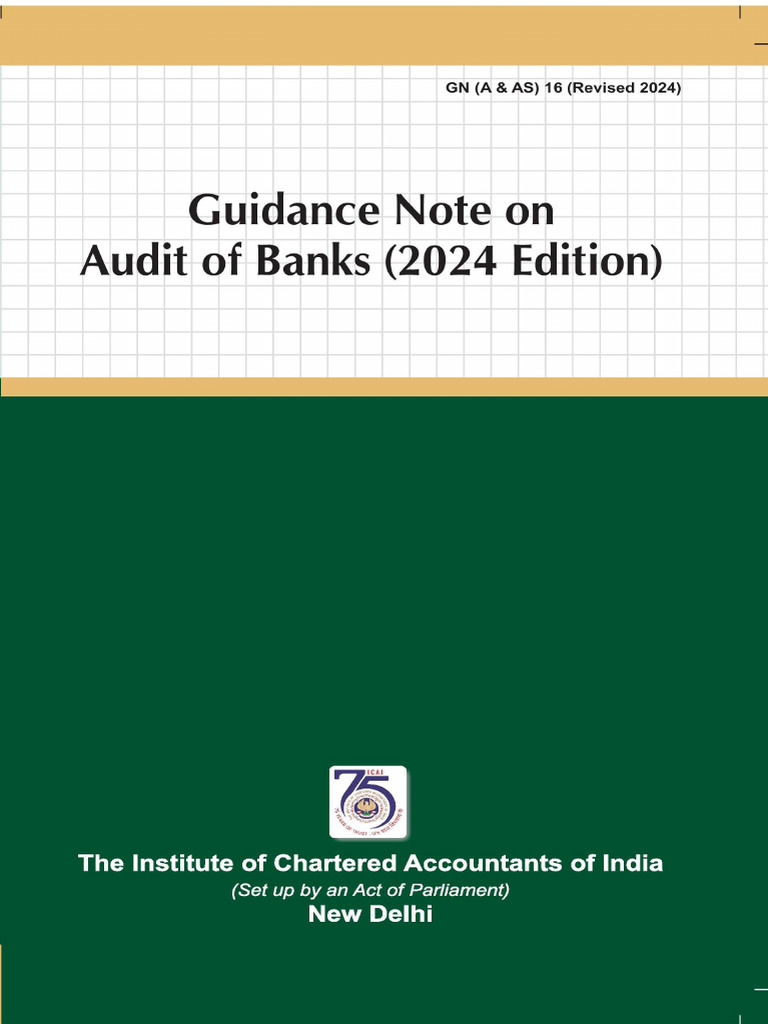 Guidance Note on Bank Audits 2024 | PDF | Banks | Reserve Bank Of India