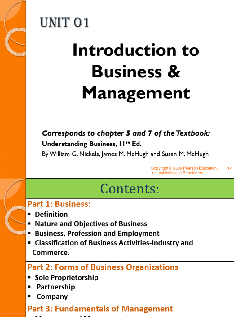 Unit 01-Intro To Business | PDF