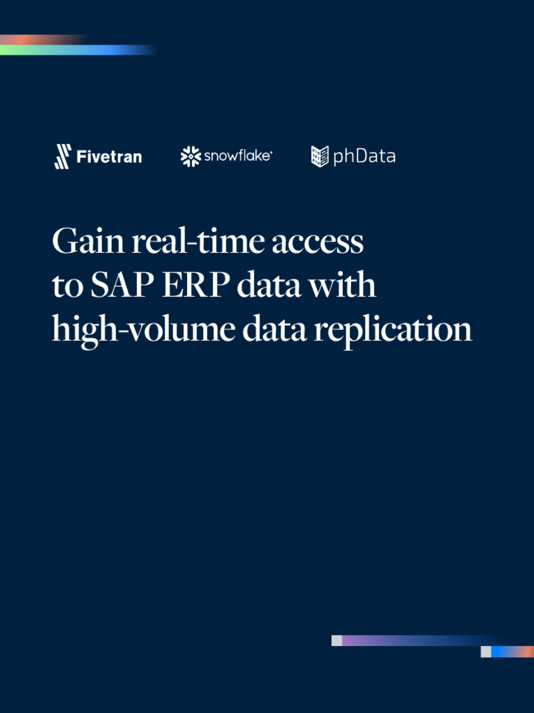 Fivetran SAP ERP Ebook | PDF