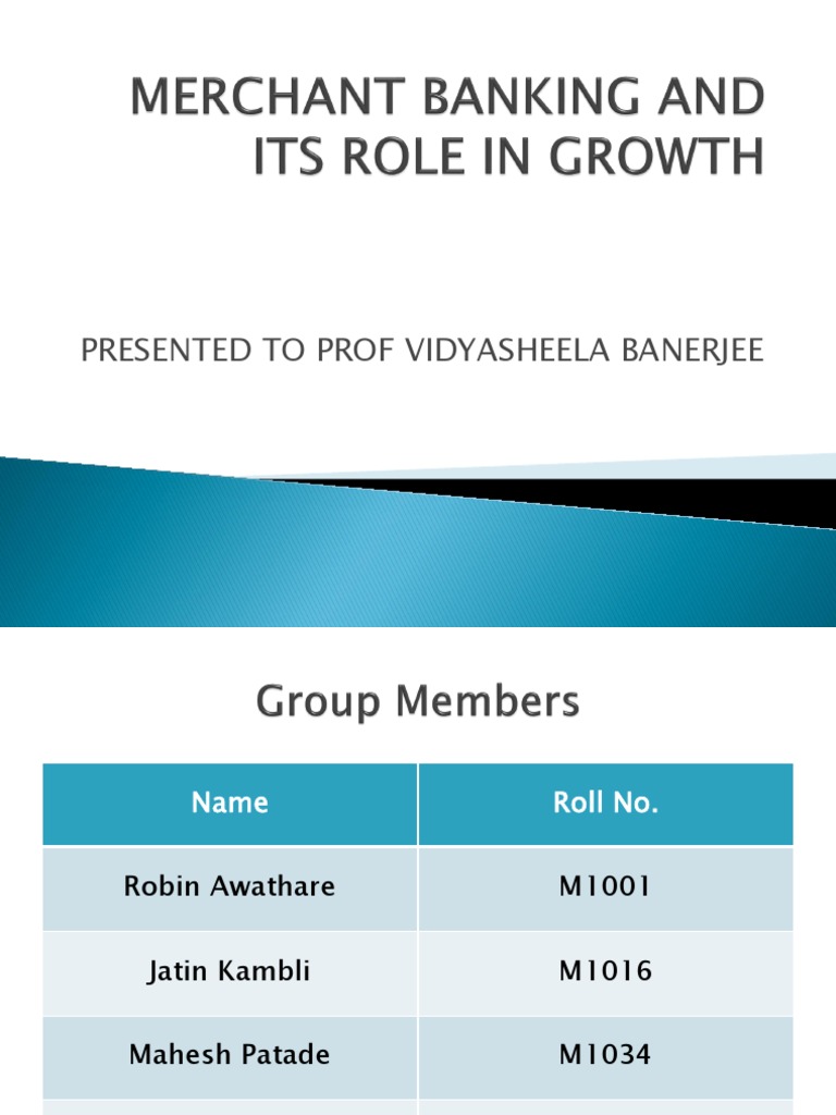 Merchant Banking in India | PDF | Banks | Mergers And Acquisitions