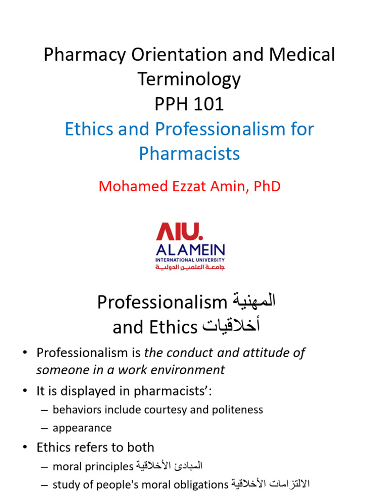3 Ethical Principles and Professionalism 2023 | PDF | Medical Ethics ...