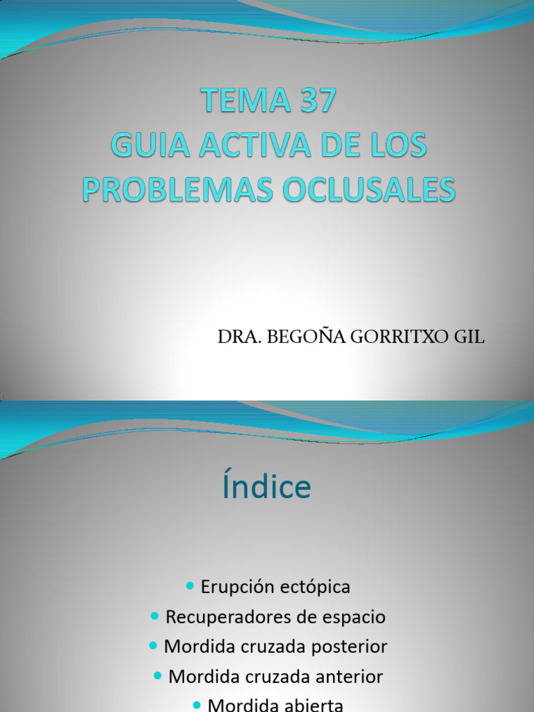 Tema 37 | Descargar gratis PDF | Odontología | Diente