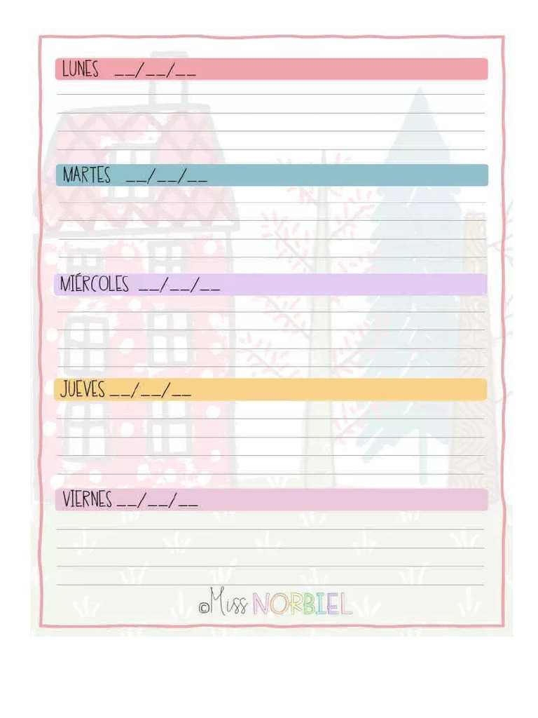 Planner Miss Andre | PDF