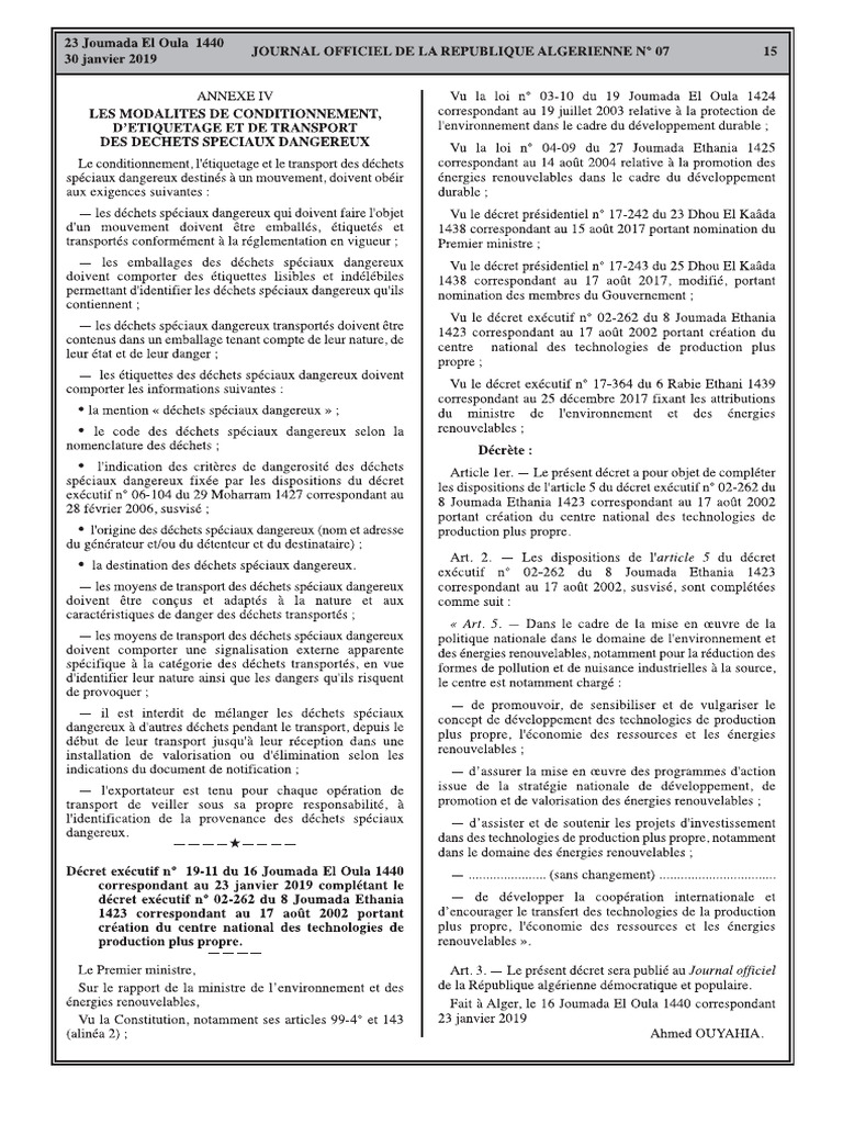 De - Annexe 4 Etiquetage Des Déchets Dangereux | PDF