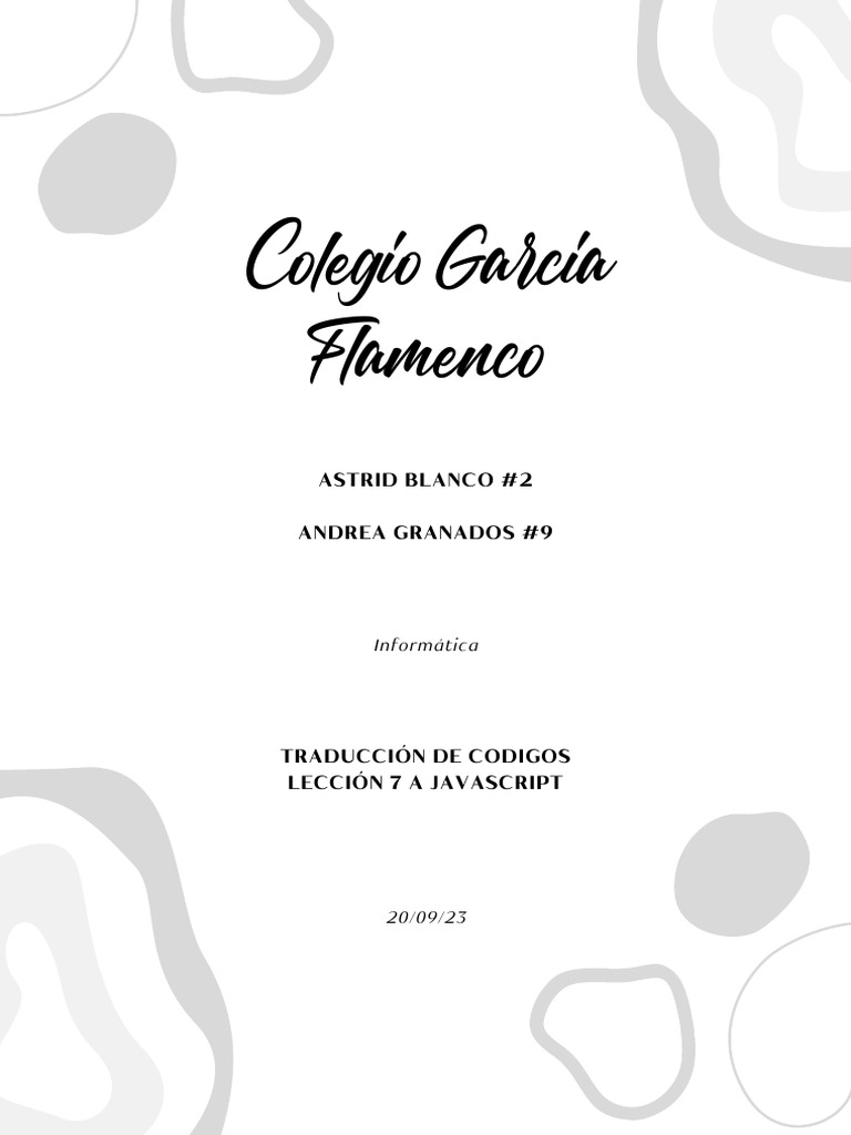 Info Lección 7 | PDF