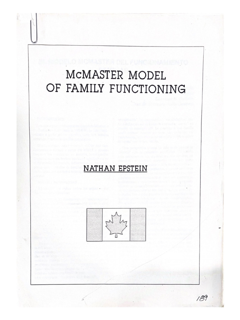 Mcmaster Model | PDF
