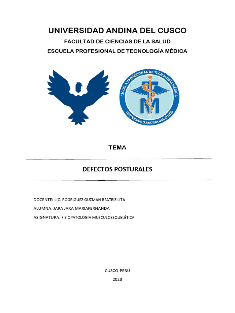 Defectos Posturales y Valoración | PDF | La columna vertebral | Escoliosis