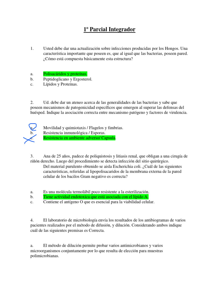 1º Parcial Integrador - MICRO | PDF