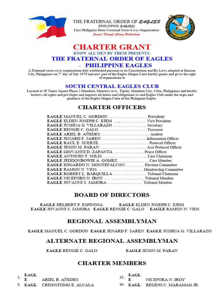 Scec Charter Grant | PDF | Government