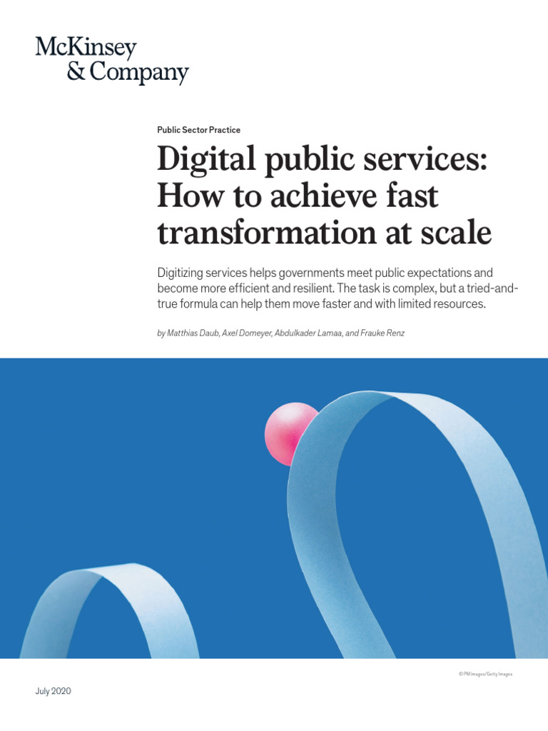 Digital Public Services How To Achieve Fast Transformation at Scale VF ...