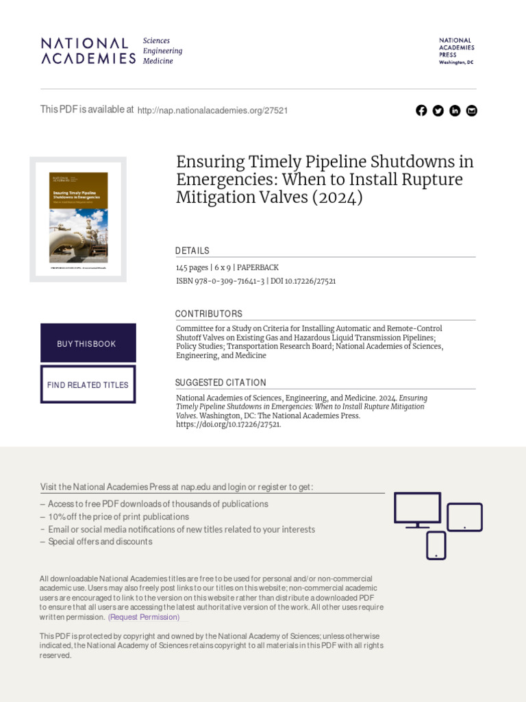 Ensuring Timely Pipeline Shutdowns in Emergencies-When To Install Rupture Mitigation Valves 2023 ...