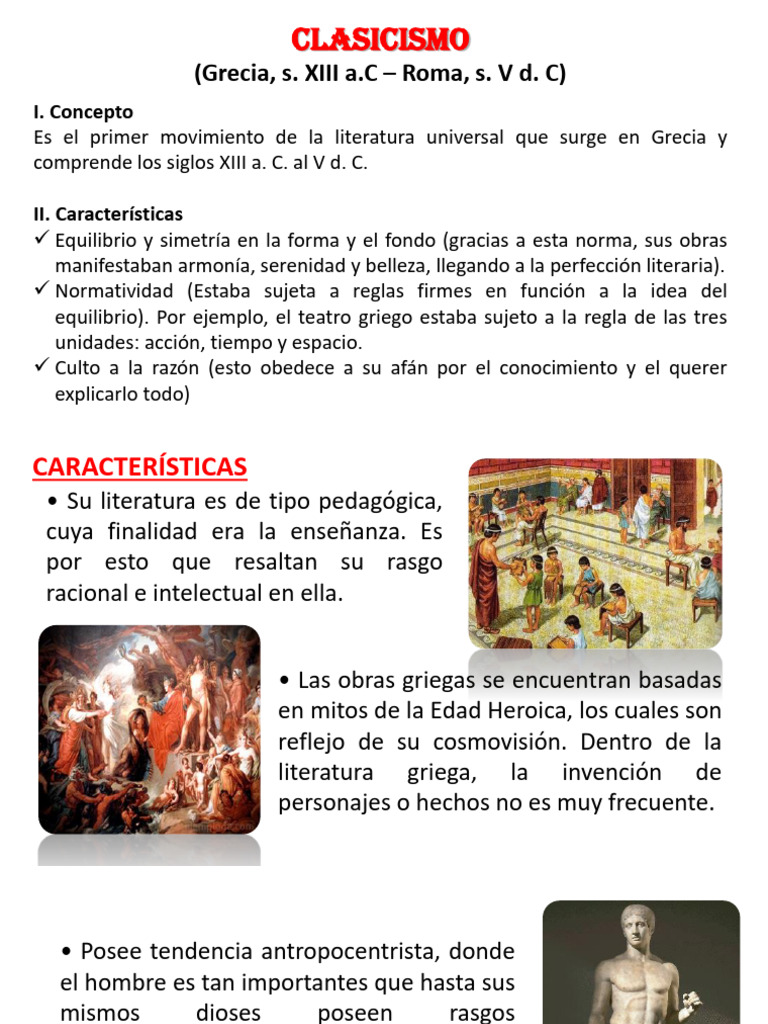 Tema 2 - Clasicismo | PDF | Homero | Edipo