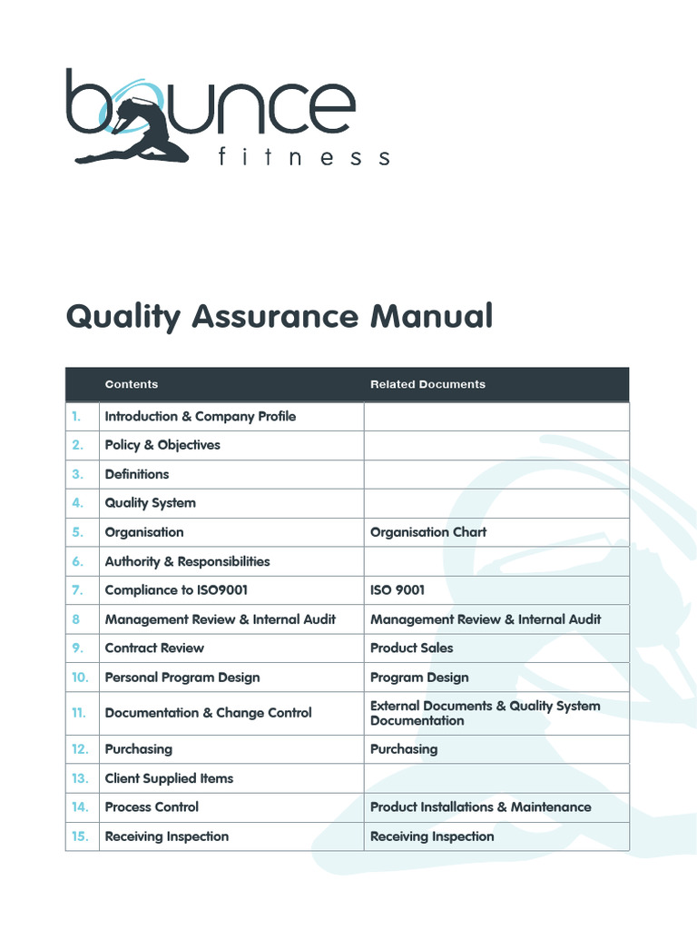 Quality Assurance Manual | PDF | Business