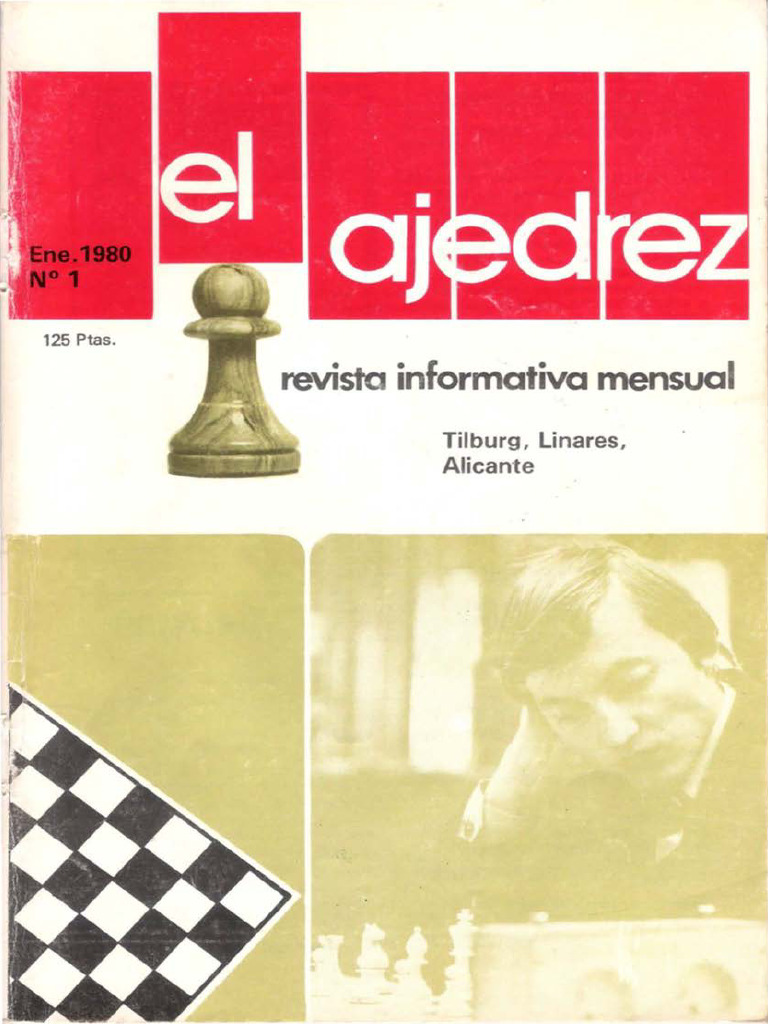 El Ajedrez #1 (Ene., 1980) | PDF | Ajedrez | Juegos de mesa tradicionales