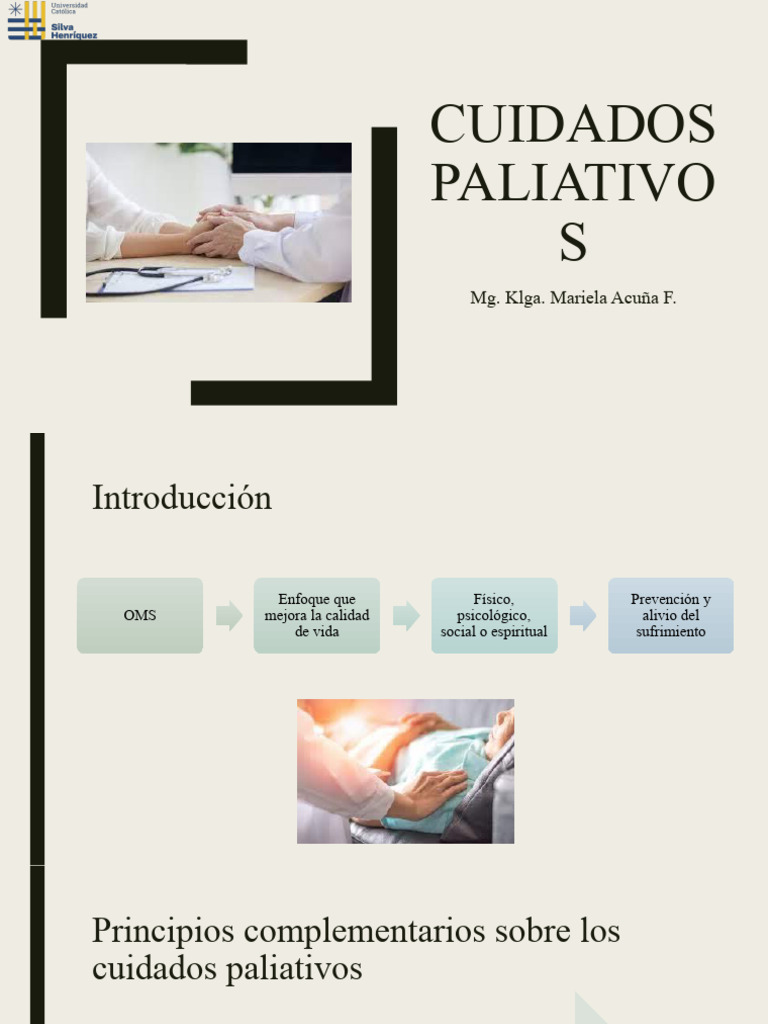Cuidados Paliativos: Enfoque Integral y Necesidades | PDF | Cuidados ...