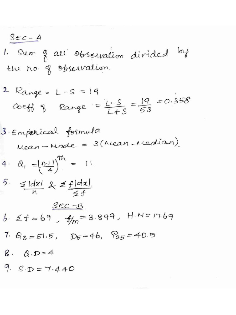 Mid Term Question Answer Key | PDF