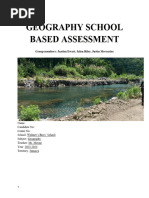 Geography Sample SBA | PDF | River | Rock (Geology)