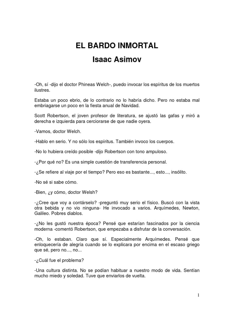 El Bardo Inmortal | PDF | William Shakespeare