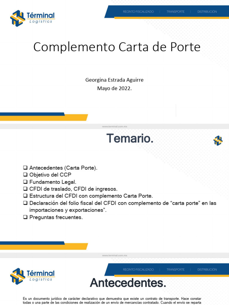 200 3962 121 508895926 Complemento-Carta-Porte | PDF | aduana | Transporte