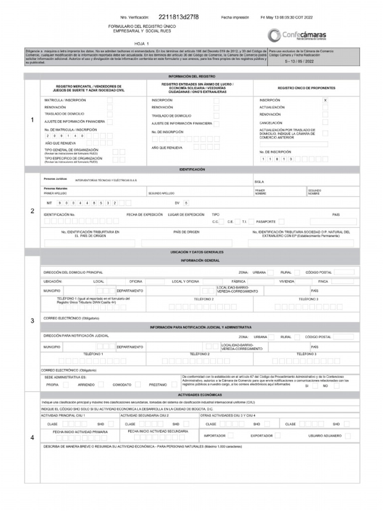 Rup Intecelec 2022 | PDF